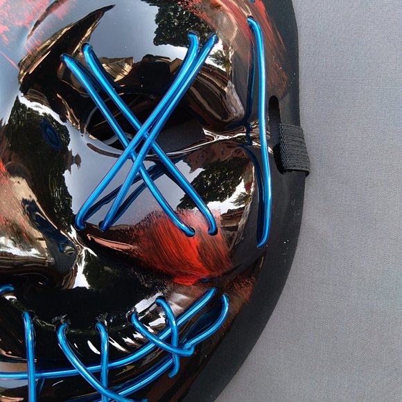 Other | Led Light Up Purge Mask Blue | Poshmark